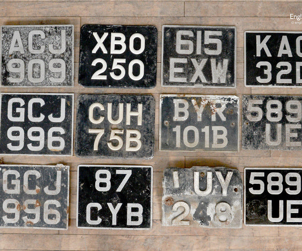 Best Number Plate Style for Classic Cars | Vintage Plates UK