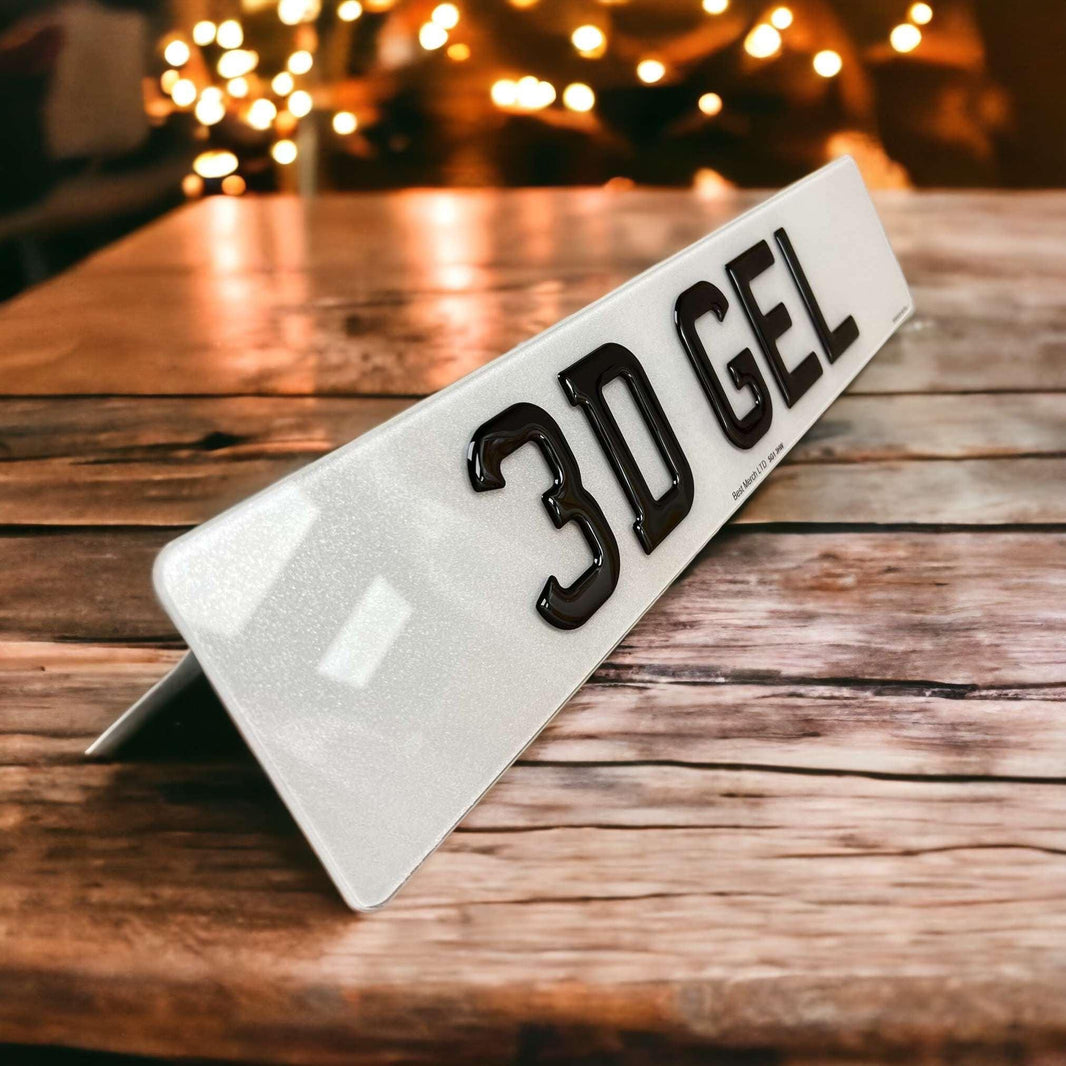 3D Gel Number Plates - Best Quality
