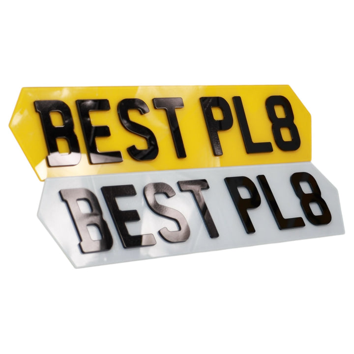 Hex Number Plates | Custom Gel, 4D & Retro Styles UK